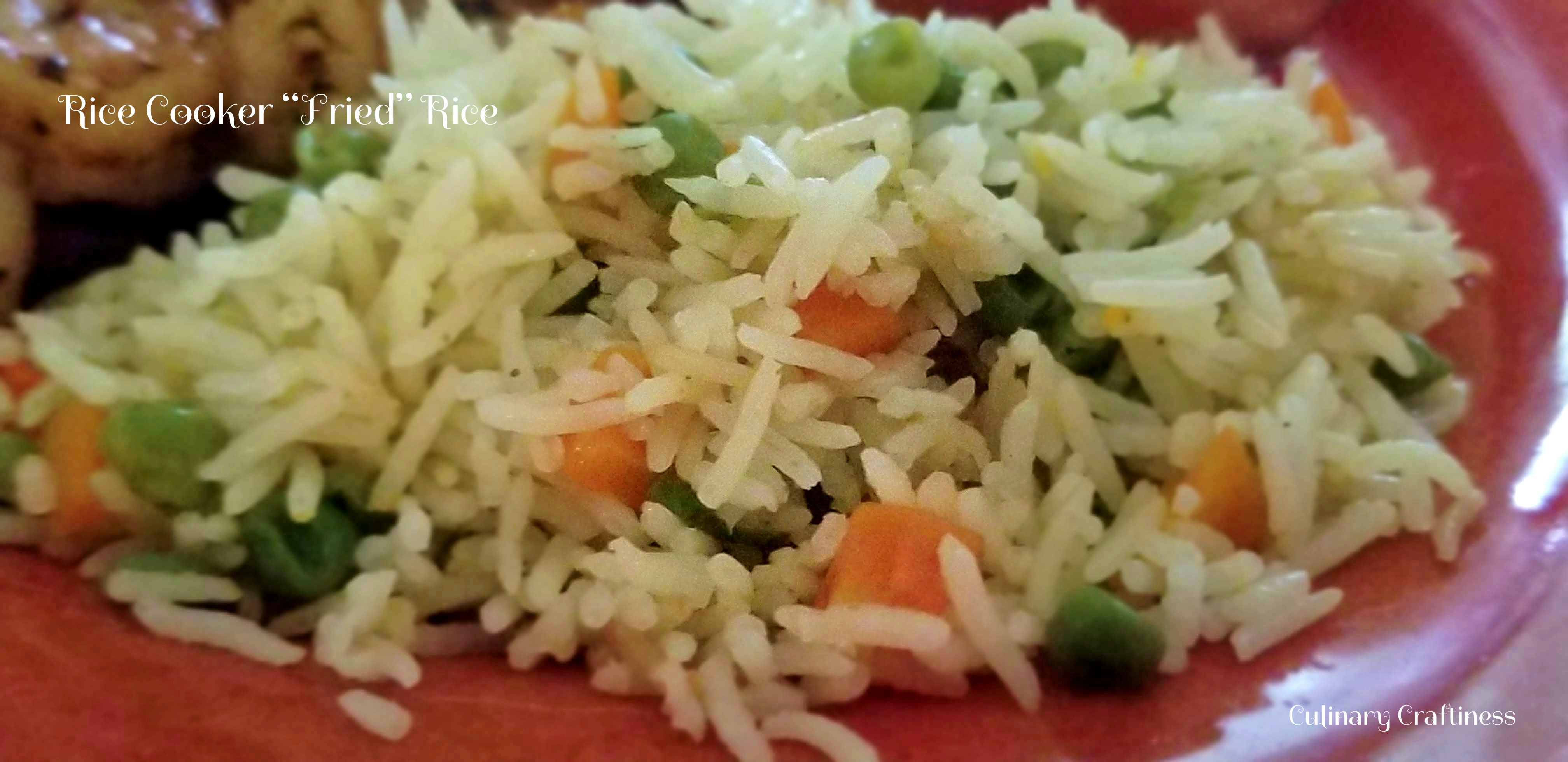 Super Easy Rice Cooker “Fried” Rice – Culinary Craftiness